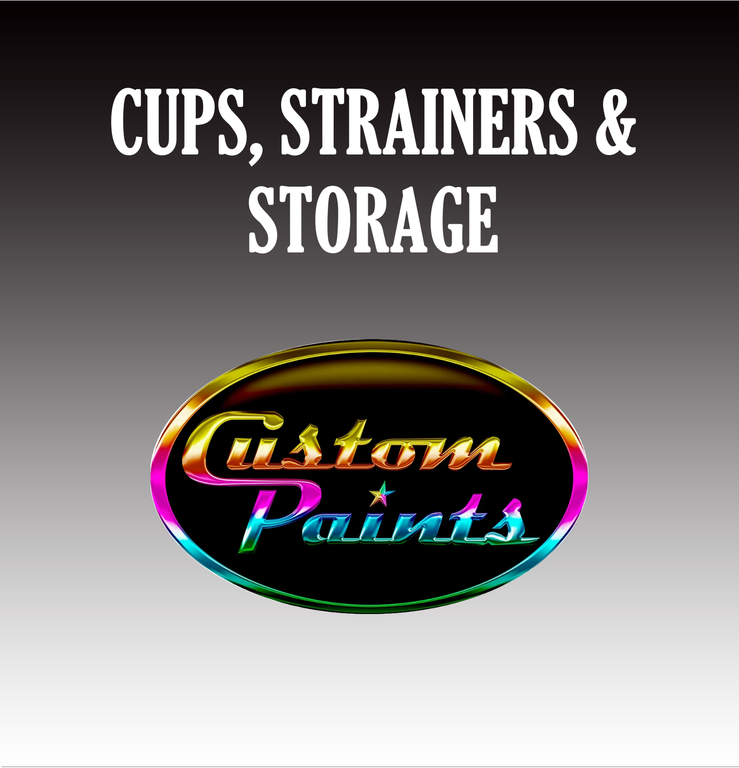 Cups, Strainers & Storage: Selection – Custom Paints UK and Europe