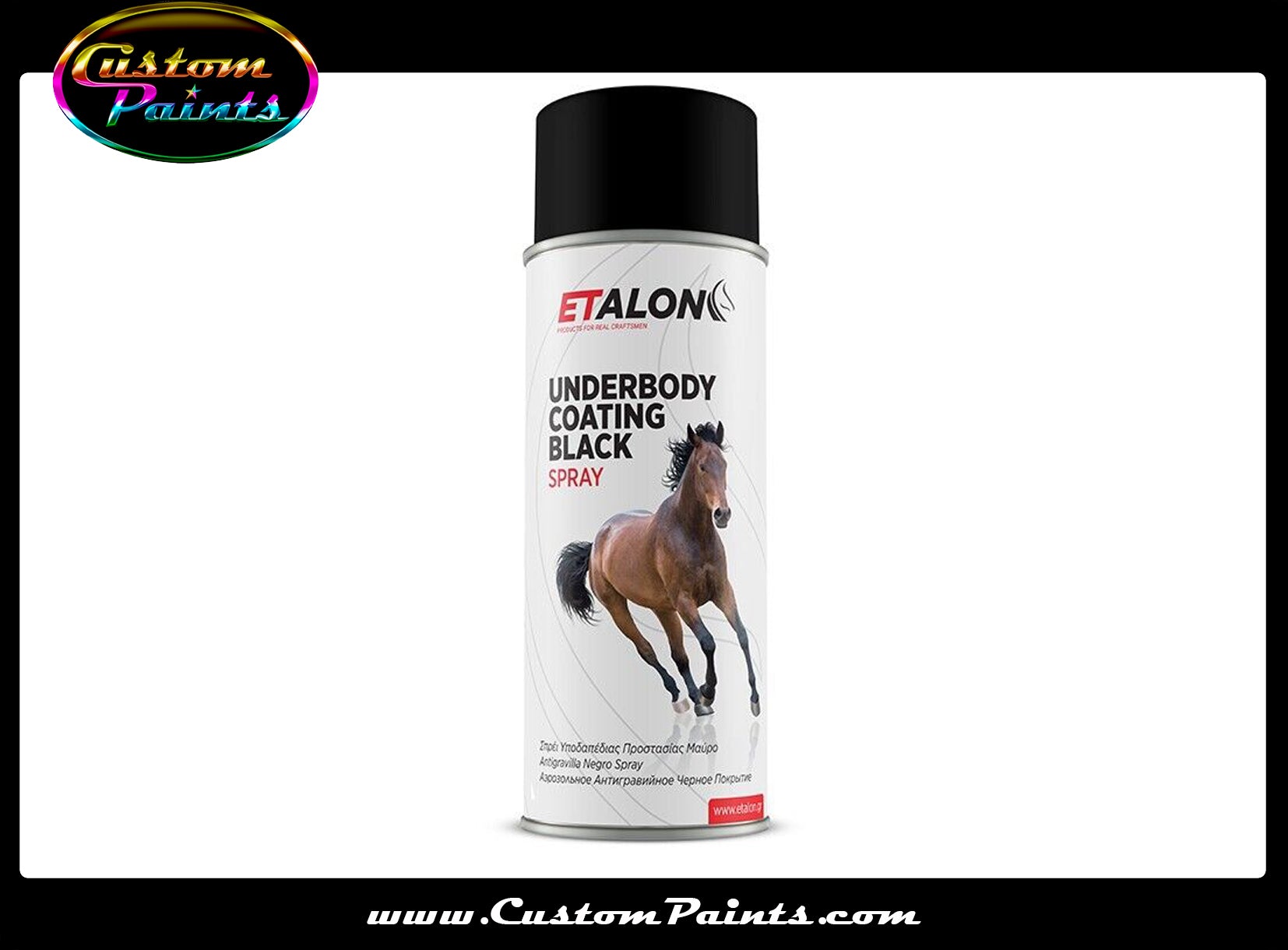 Aerosol: Etalon Underbody Aerosol Spray 500ml – Custom Paints UK and Europe