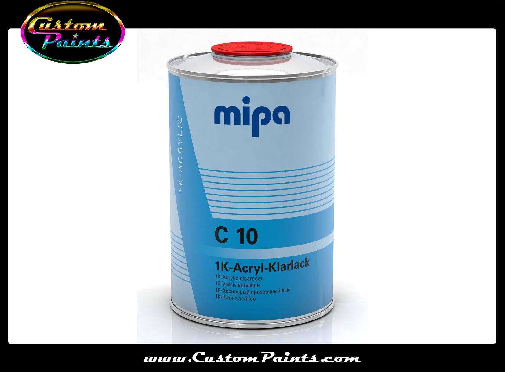 Clearcoat: Mipa C10 1K Clear 1 Litre – Custom Paints UK and Europe