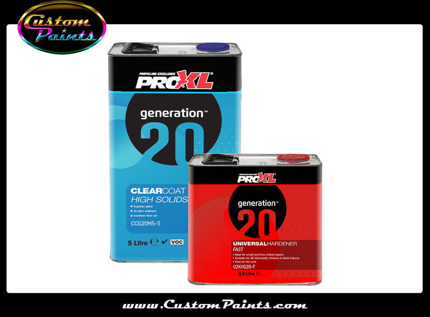 Clearcoat: ProXL Gen20 Clear 5 Litre Kit w/ Fast Activator – Custom ...