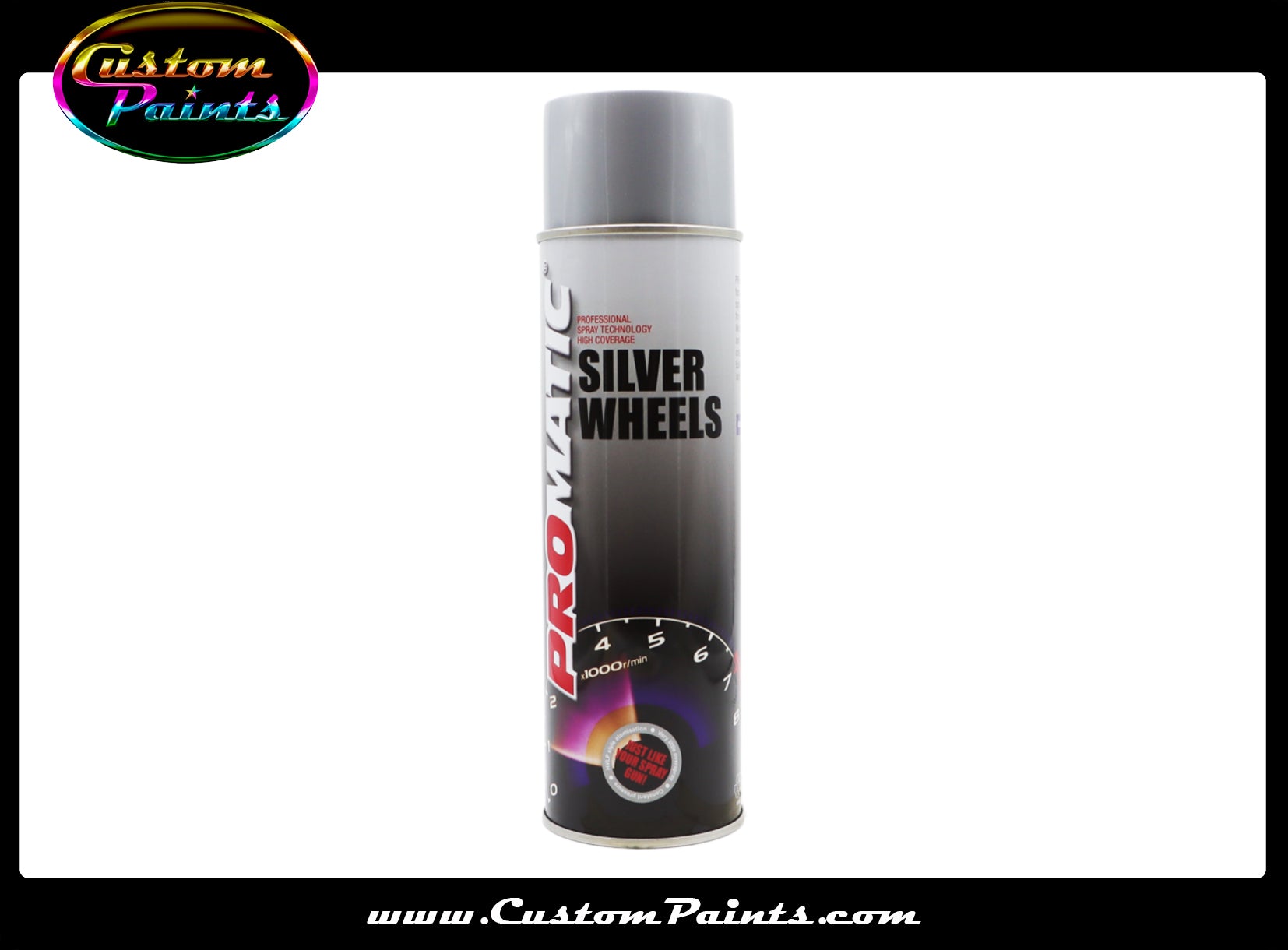 Aerosol: Promatic Wheel Silver Aerosol 500ml – Custom Paints UK and Europe