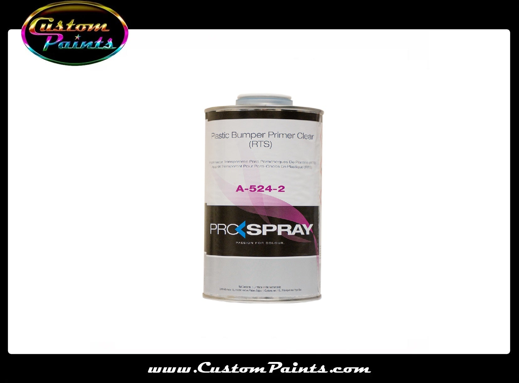 Primer: Pro-Spray A-524 Plastic Bumper Primer – Custom Paints UK and Europe
