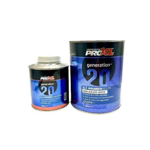 Primer: ProXL Gen20 High Solid 2K Primer Grey - 1 Litre Kit – Custom ...