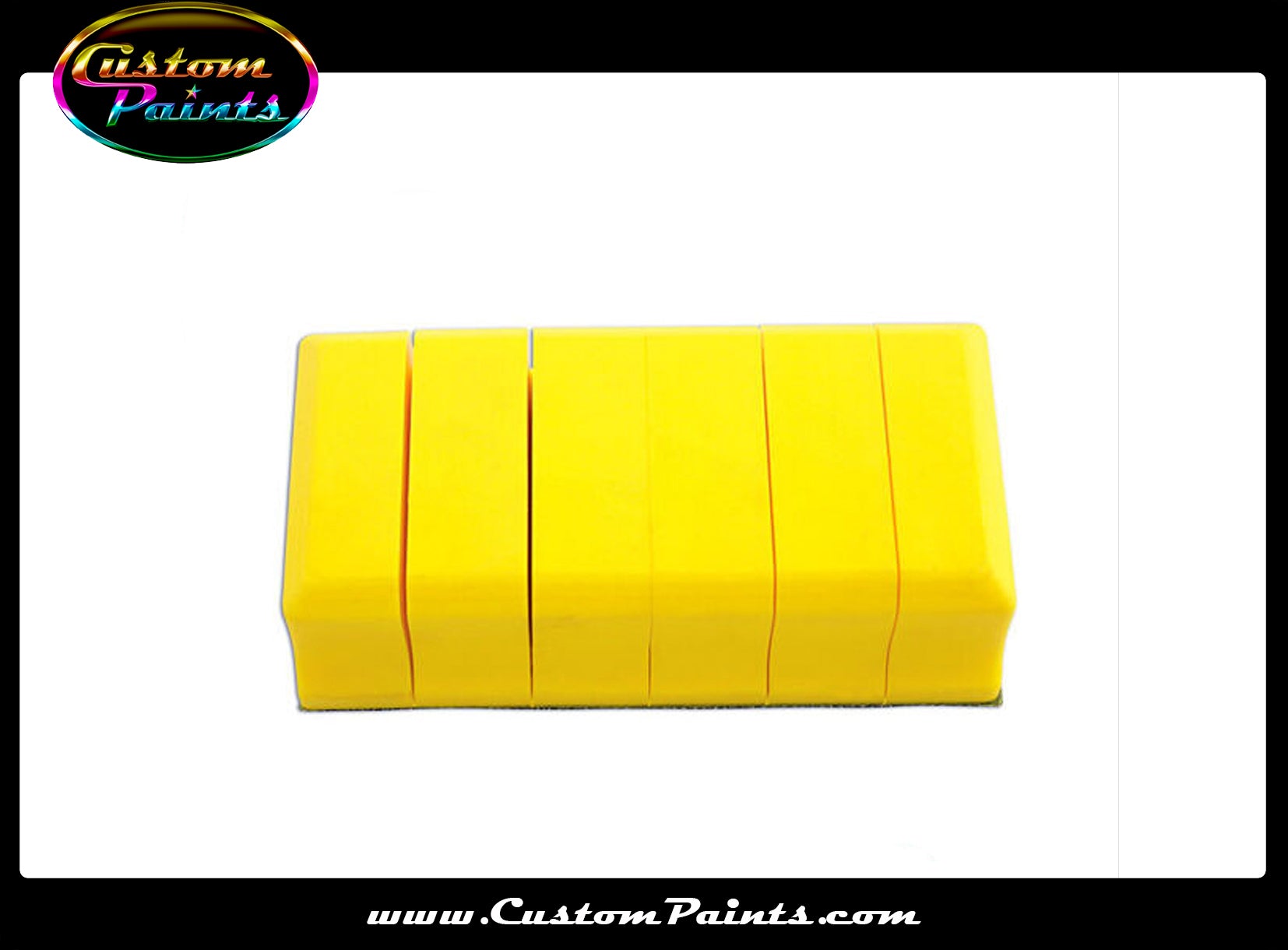 Abrasive: Yellow Sanding Block – Custom Paints UK and Europe