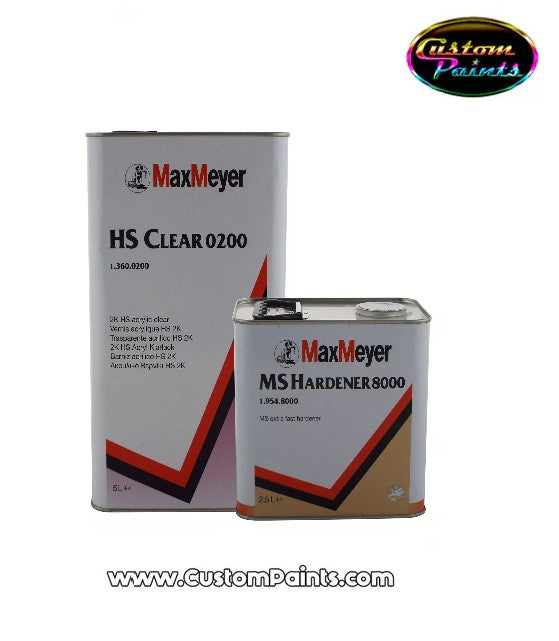 Clearcoat: Max Meyer 0200 HS Clear Coat – Custom Paints UK and Europe