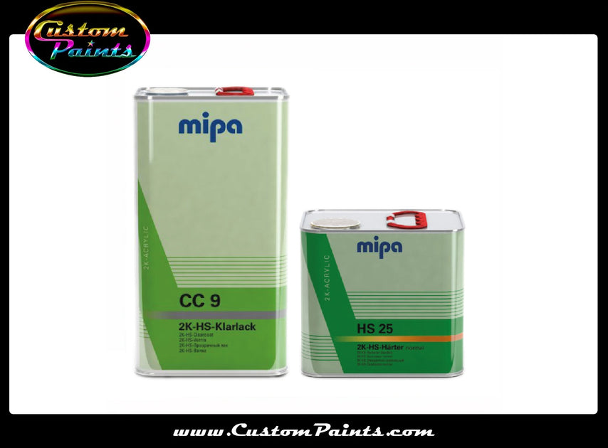 Clearcoat: Mipa CC9 Clear 5 Litre Kit – Custom Paints UK and Europe