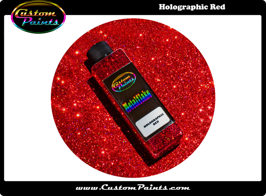 Holographic Flake - Red – Custom Paints UK and Europe