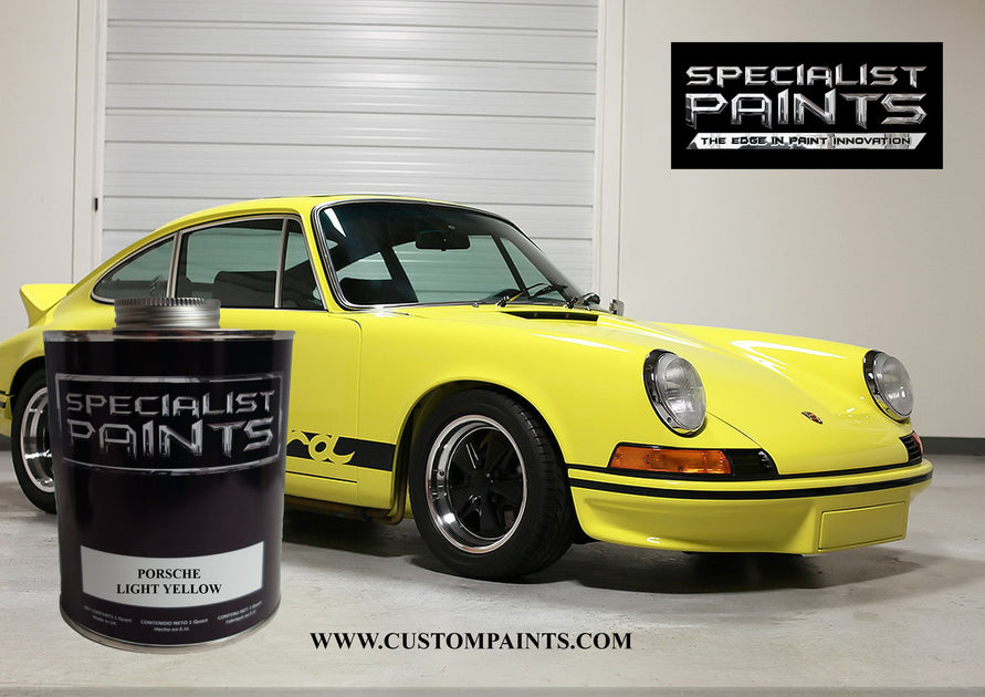 Porsche: Light Yellow - Paint Code 117 – Custom Paints UK and Europe