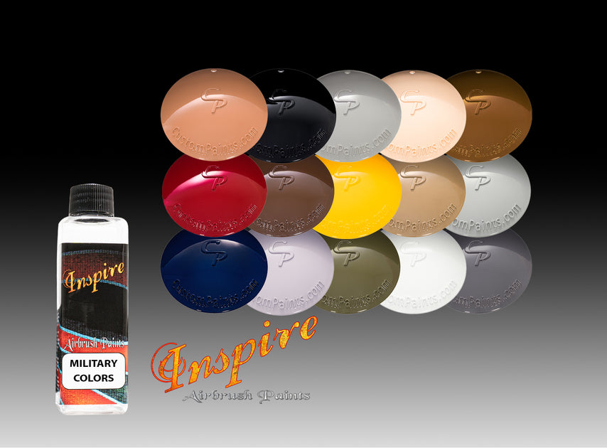 Inspire Custom Airbrush Paints - Candy, Base, Pearl, Flip Paint ...